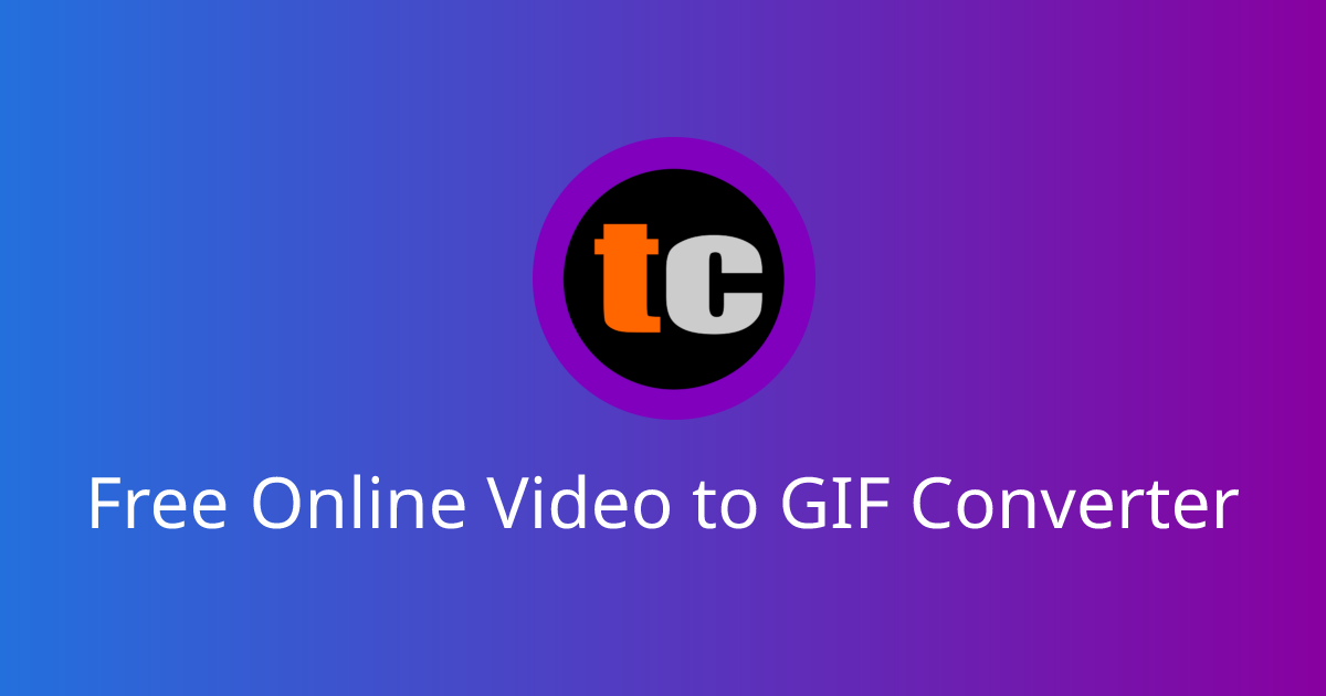 Free Online Video to GIF Converter